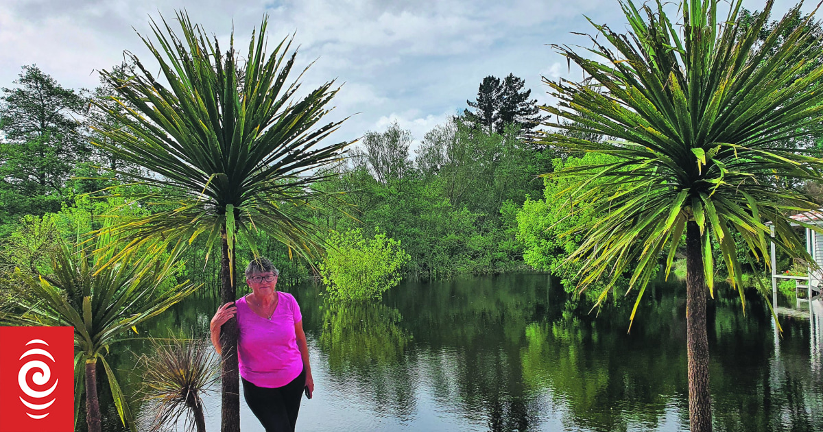 Couple living above a slow flood - 'Every drop of rain is scary' | RNZ News