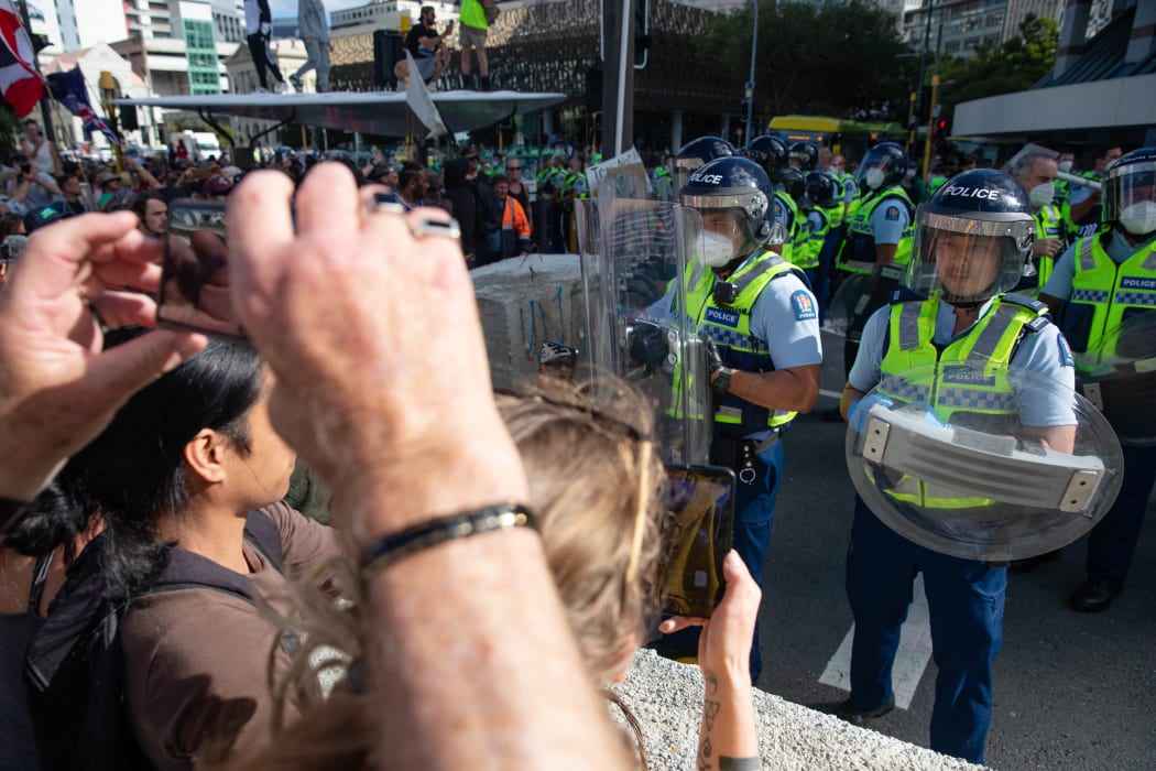 Parliament protest: Tests fail to identify substance thrown at police ...