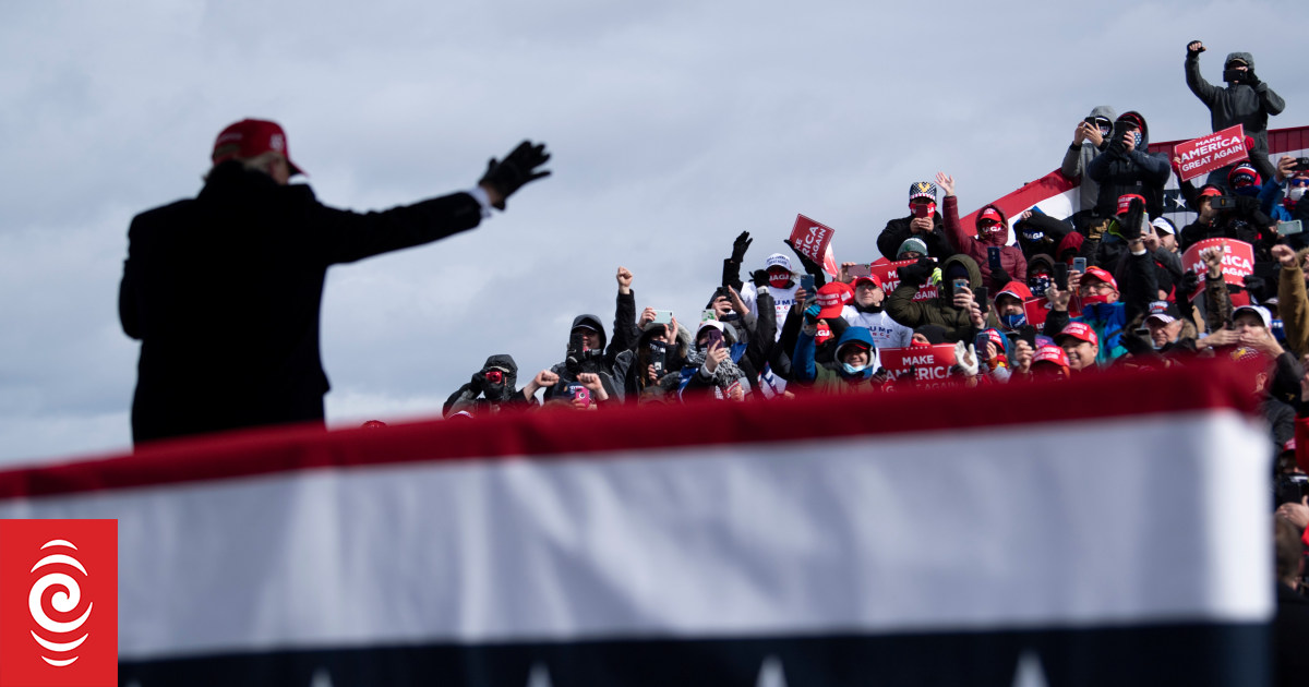 Campaigning at frenetic pace, Trump tries to rally two days before ...