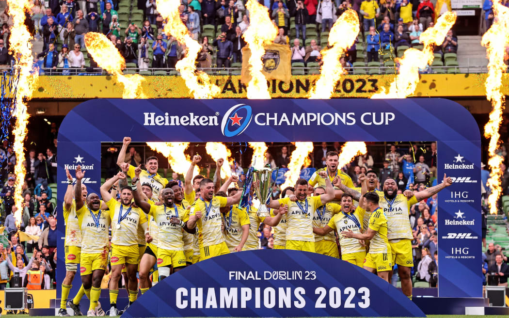 La Rochelle stun Leinster in Champions Cup final repeat | RNZ News