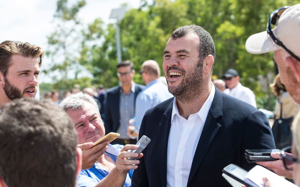You can't wipe the smile of Michael Cheika's face | RNZ News