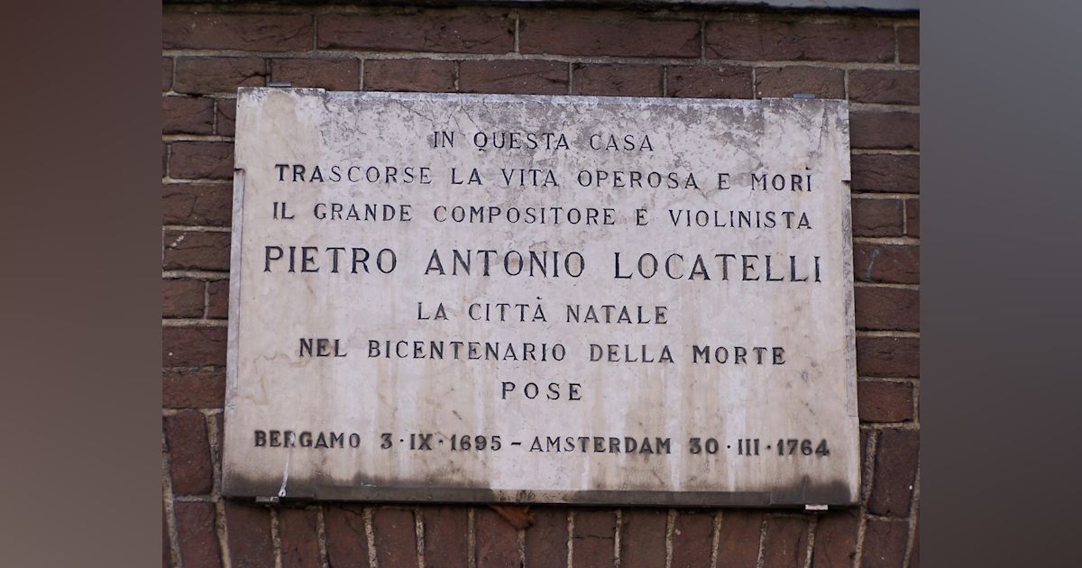 Sunday, 7 December 2014 Pietro Locatelli (1695-1764) Composer of the ...