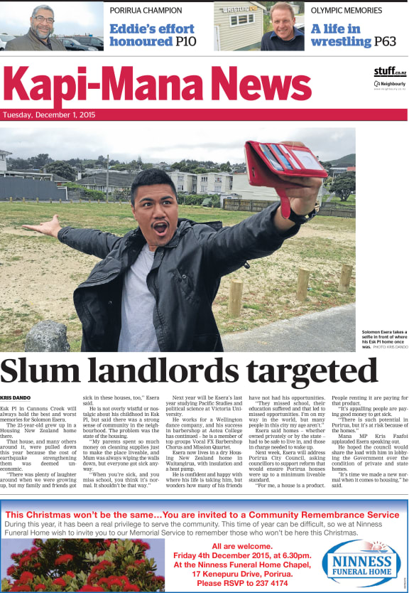 Kapi-mana news | A Gallery from Afternoons | RNZ National