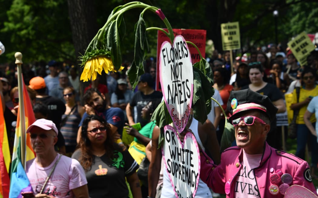 Charlottesville anniversary: US capital braces for far right rally ...