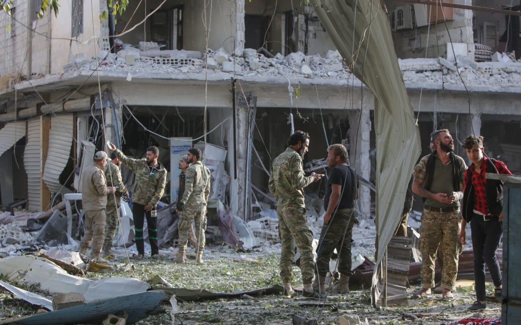 Turkey blames Kurdish militia after deadly bombing in Syrian town | RNZ ...