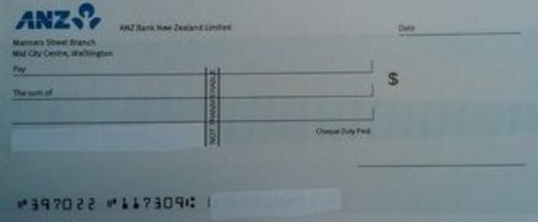 Cheques on their way out - bankers | RNZ News