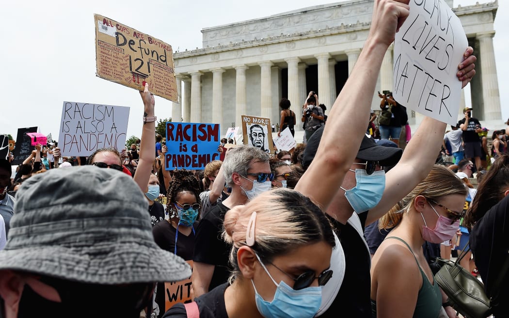 US capital braces for largest anti-racism demonstrations yet | RNZ News