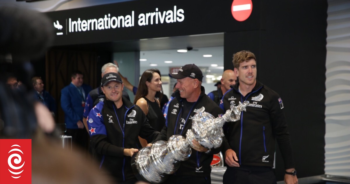 America's Cup arrives back on NZ soil for first time since 2003 | RNZ