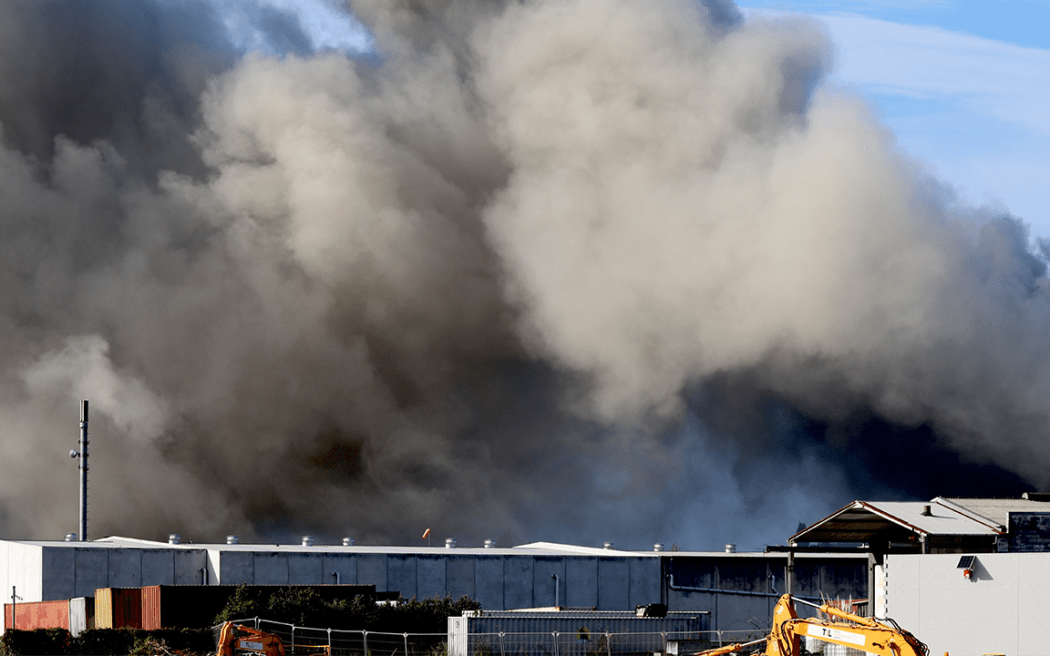 South Auckland scrap metal fire put out, air quality 'a lot better ...