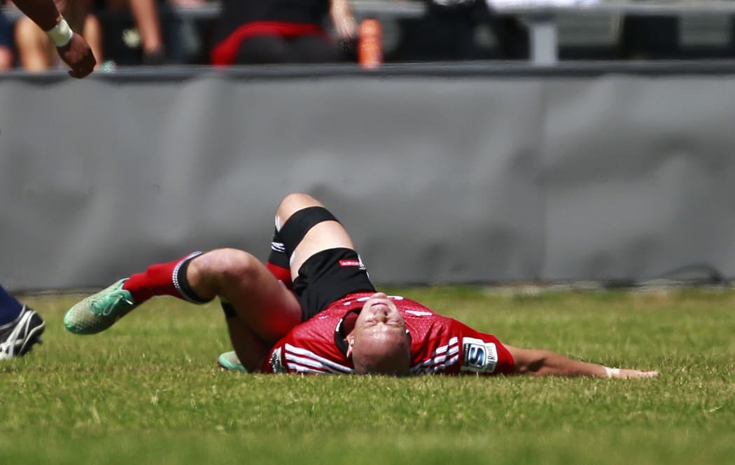 Heinz breaks leg in Crusaders pre-season match | RNZ News