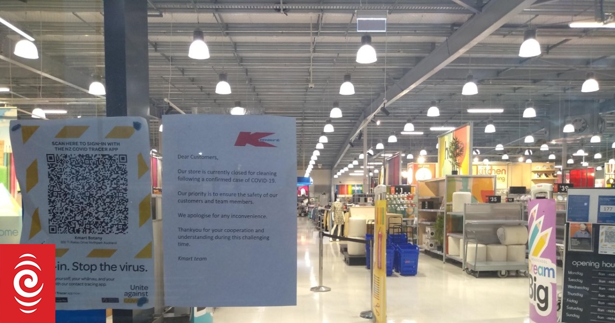 Kmart workers and shoppers self-isolate and get Covid tests | RNZ