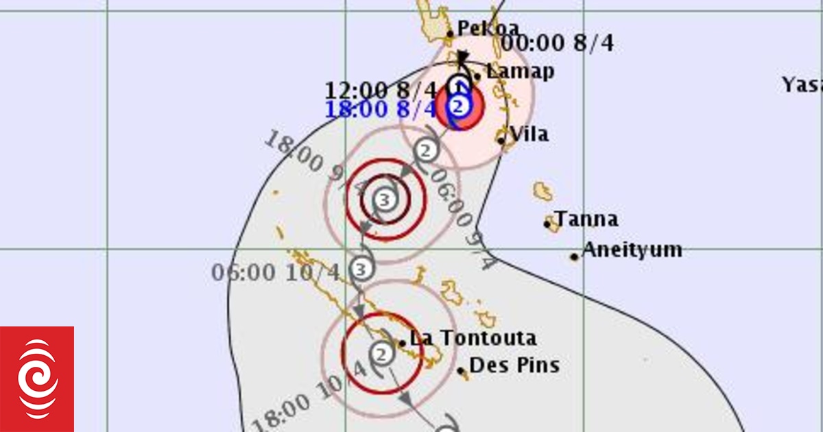 Tropical Cyclone Cook hits Vanuatu, strengthens | RNZ News