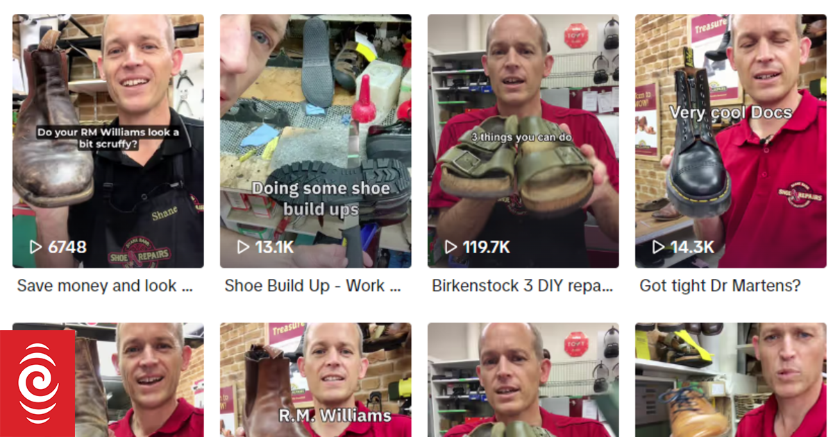 Shane Barr: cobbler and TikTok star | RNZ