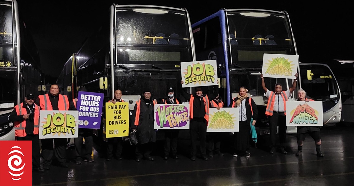 Second day of Auckland bus disruption as drivers continue strike action ...