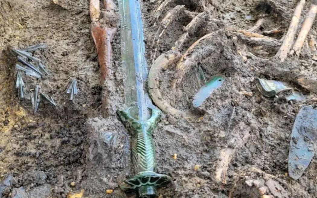 Dazzling Ancient Bronze Sword Found In Germany Rnz News