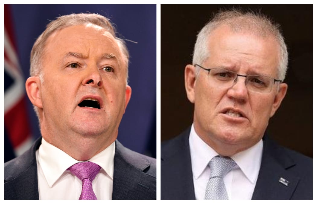 Anthony Albanese And Scott Morrison In Battle To Be Australian Prime