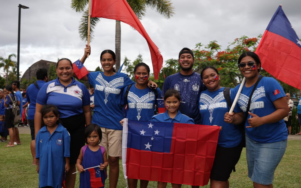 In photos: Toa Samoa supporters flood the streets of Apia ahead of the ...