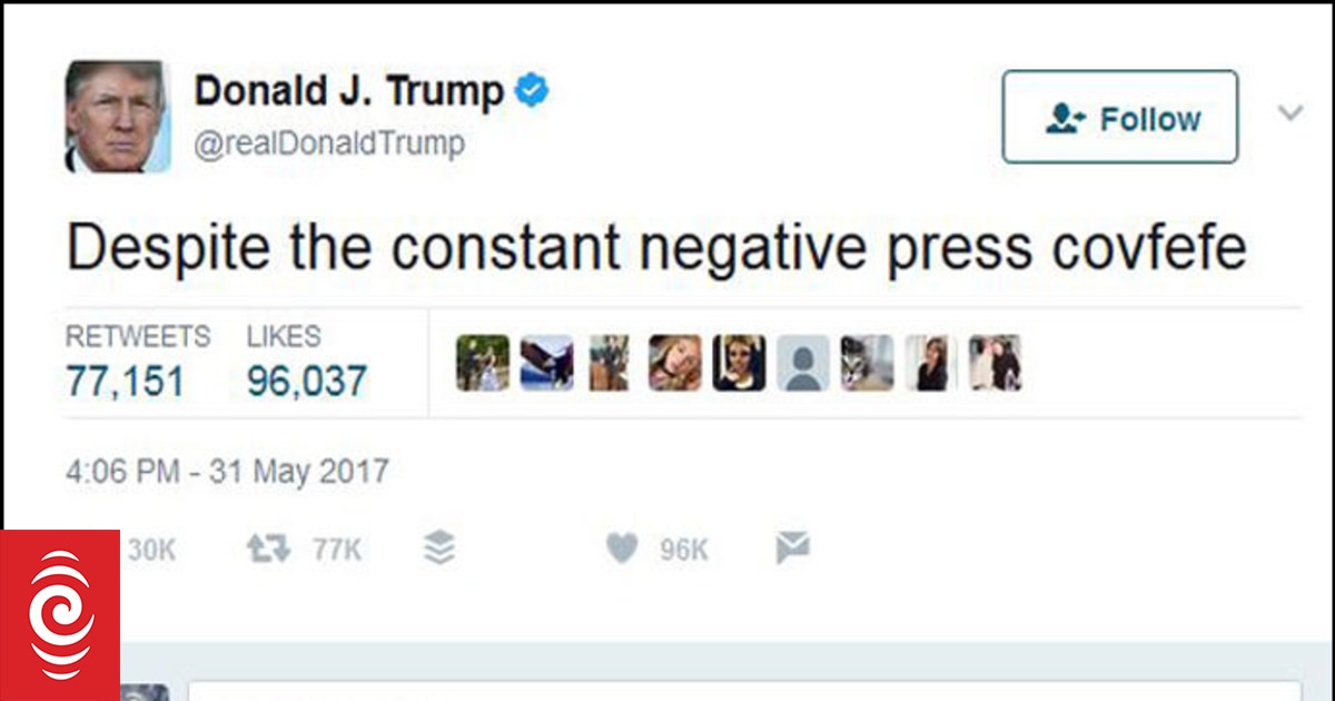 What is 'covfefe'? | RNZ News