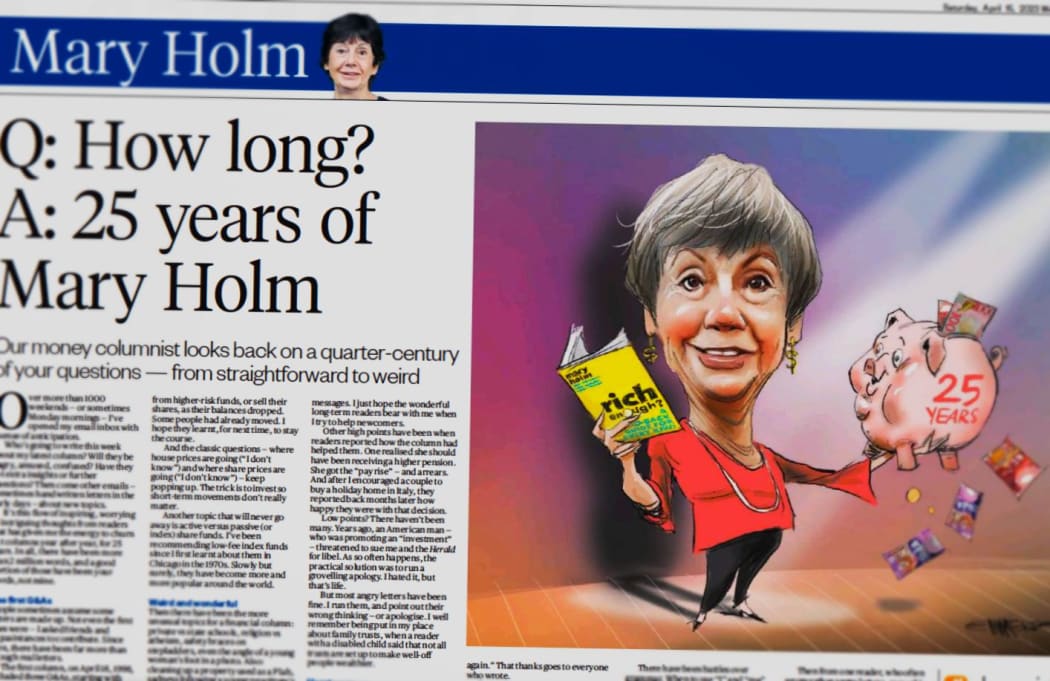 Mary Holm - 25 years with readers and writers | RNZ