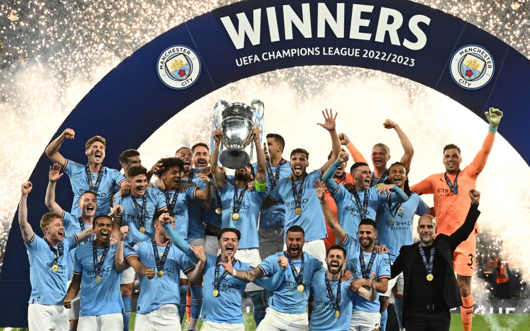 Man City hang tough to beat Inter and complete the treble | RNZ News
