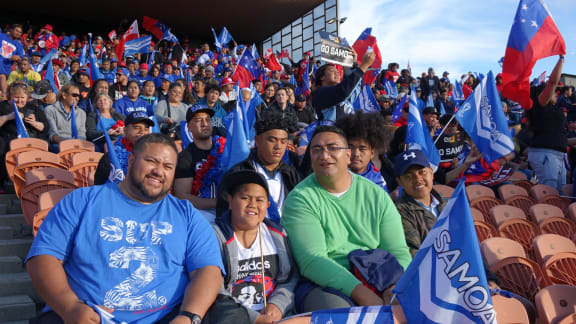 Tonga vs Samoa Rugby League World Cup game | A Gallery from News | RNZ ...