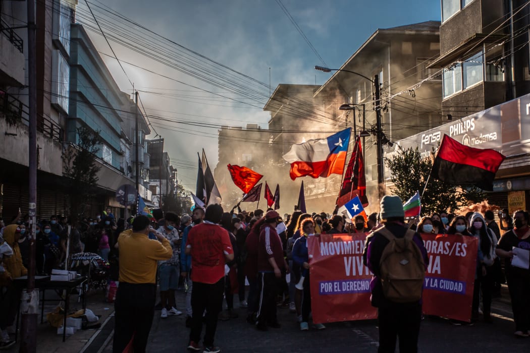 Chile marks anniversary of 2019 protests as election nears | RNZ News
