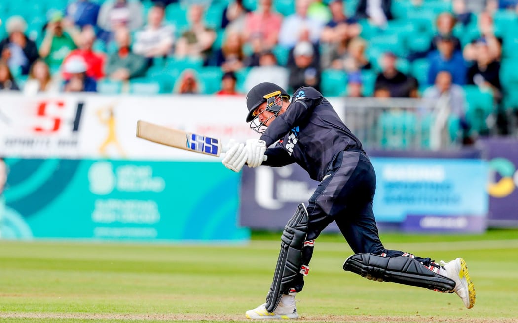 Finn Allen century guides Black Caps to big win | RNZ News
