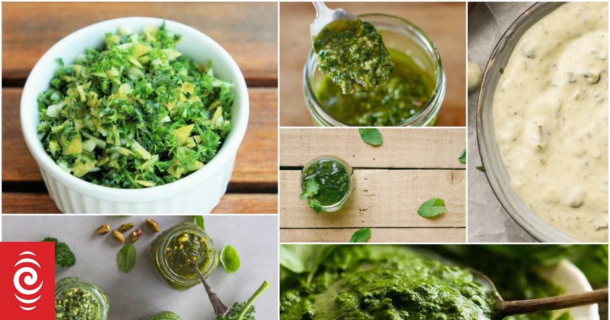 Herb your enthusiasm: six herby sauces | RNZ