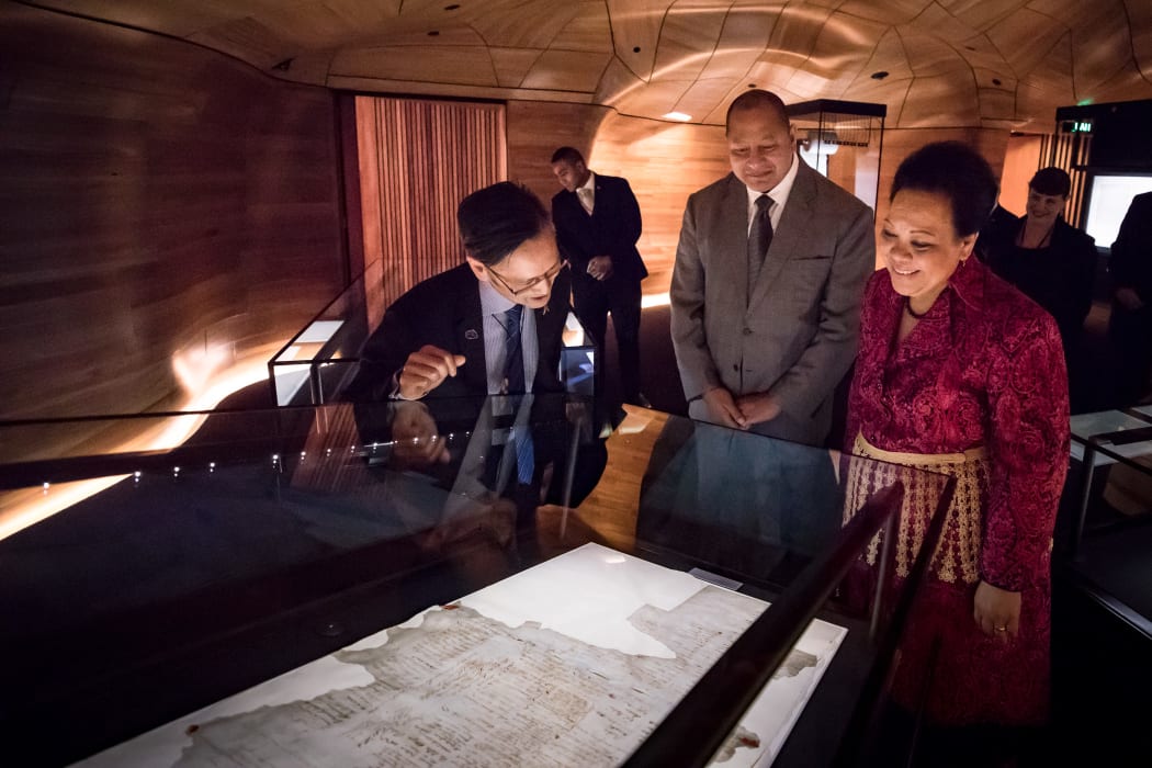 King of Tonga discusses upgrade of palace archives with NZ | RNZ News