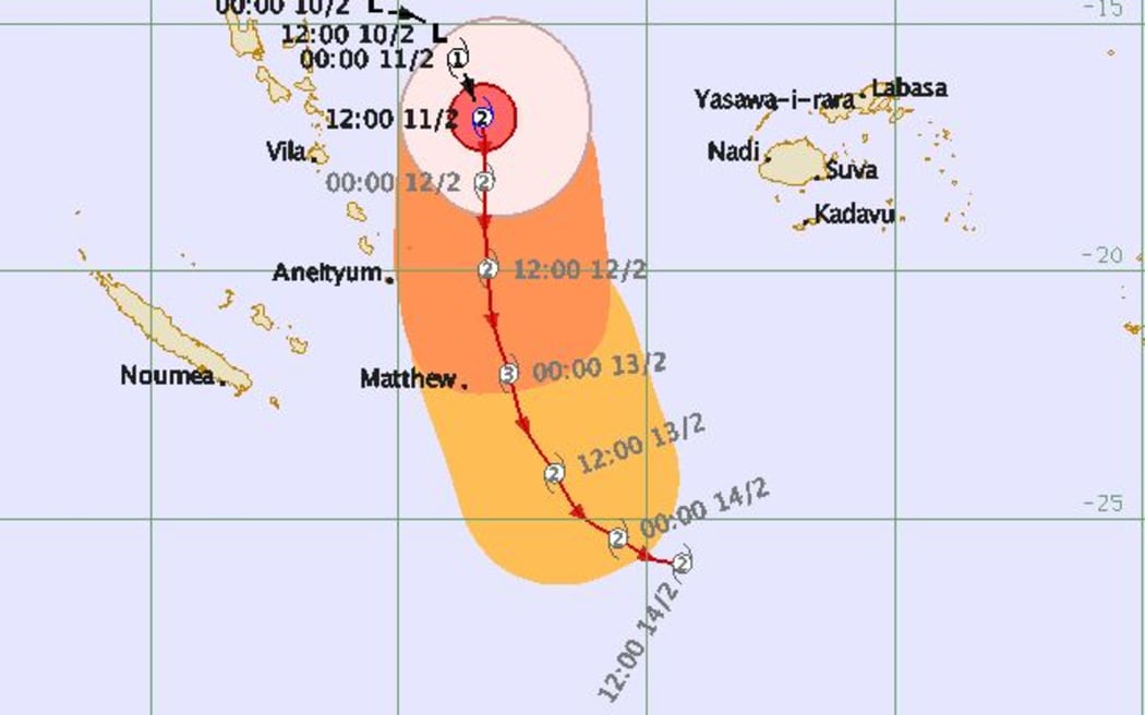 Cyclone Winston upgraded to a two | RNZ News