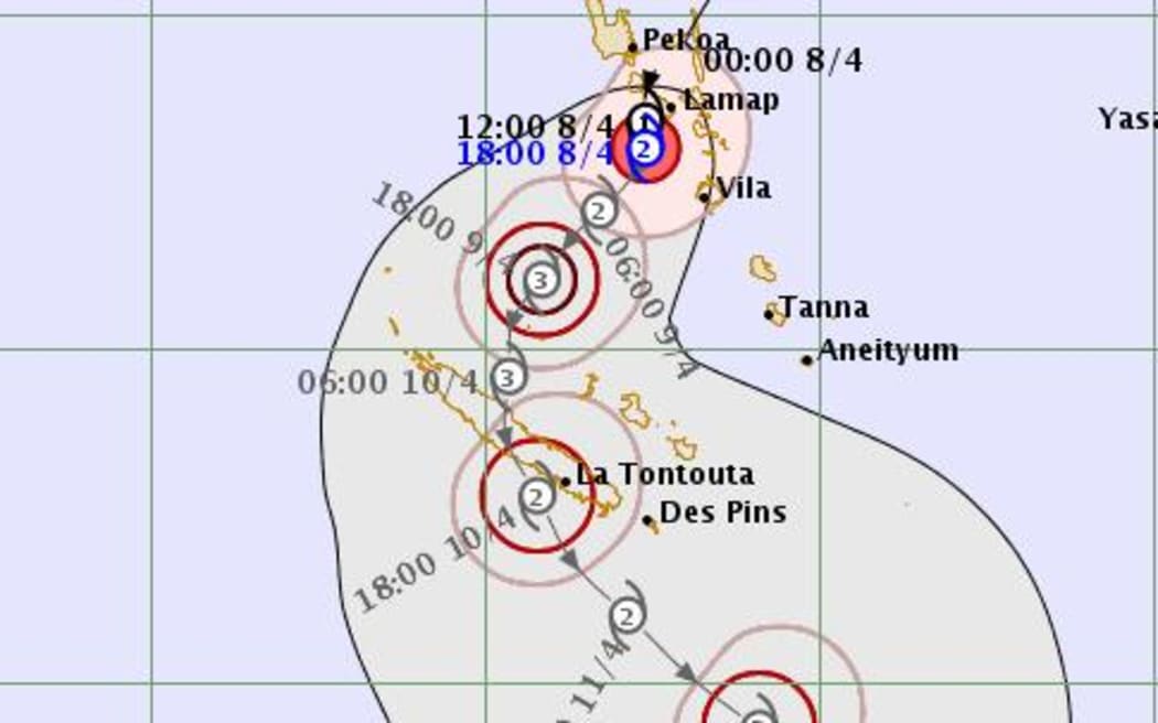 Tropical Cyclone Cook hits Vanuatu, strengthens | RNZ News